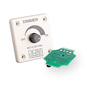 12V-24V LED Dimmer Switch, LED Strip Light Lamp LED Dimmer Switch