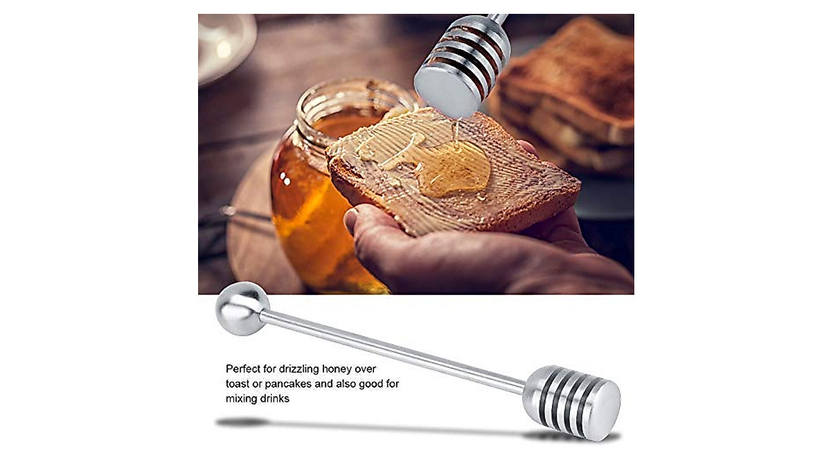 Stainless Steel Honey Dipper Stick - Durable & Practical