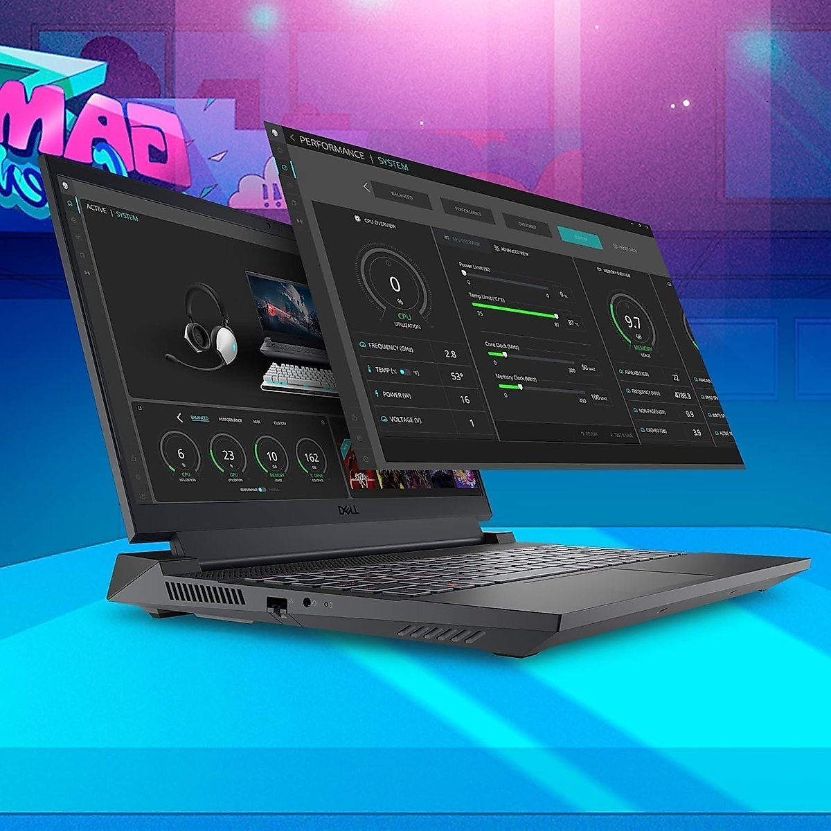 Dell 2023 Newest G15 Gaming Laptop, 15.6" FHD Display, CPU i7-13650HX(14-core), RTX 4050, 16GB DDR5, 1TB SSD, Backlit Keyboard, Wi-Fi 6, Dolby Audio, Windows 11 Pro, with Mouse
