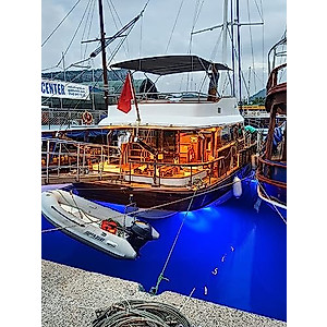 Underwater Boat Led Light IP68 42Led BLUE 3030LED. 9-30V DC Voltage. High Lumen.