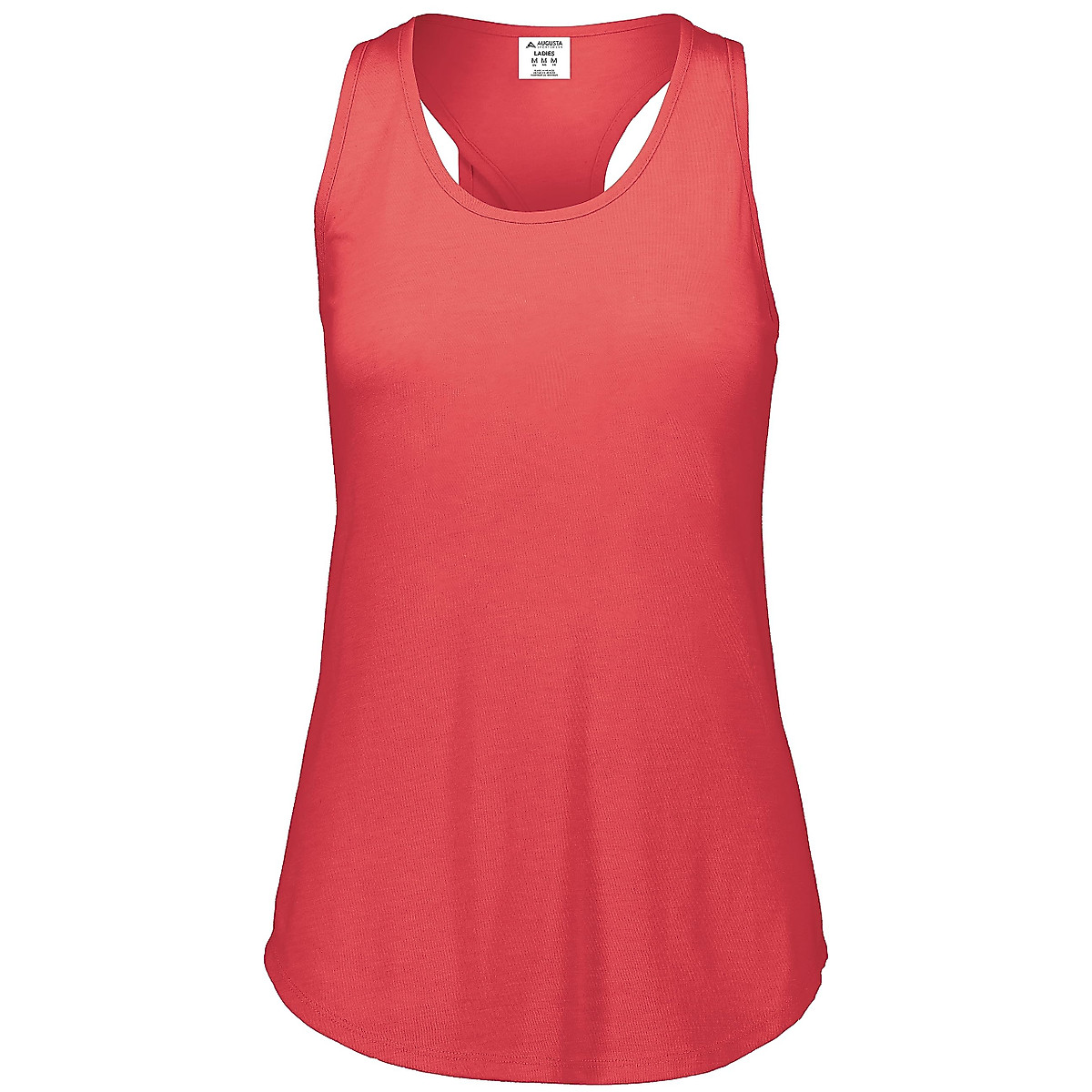 Augusta Sportswear Girls Lux Tri-Blend Tank, Red Heather, L