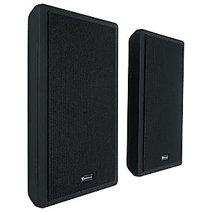 Rockville 2 RockSlim Black Home Theater 5.25" 240w Easy Wall Mount Slim Speakers