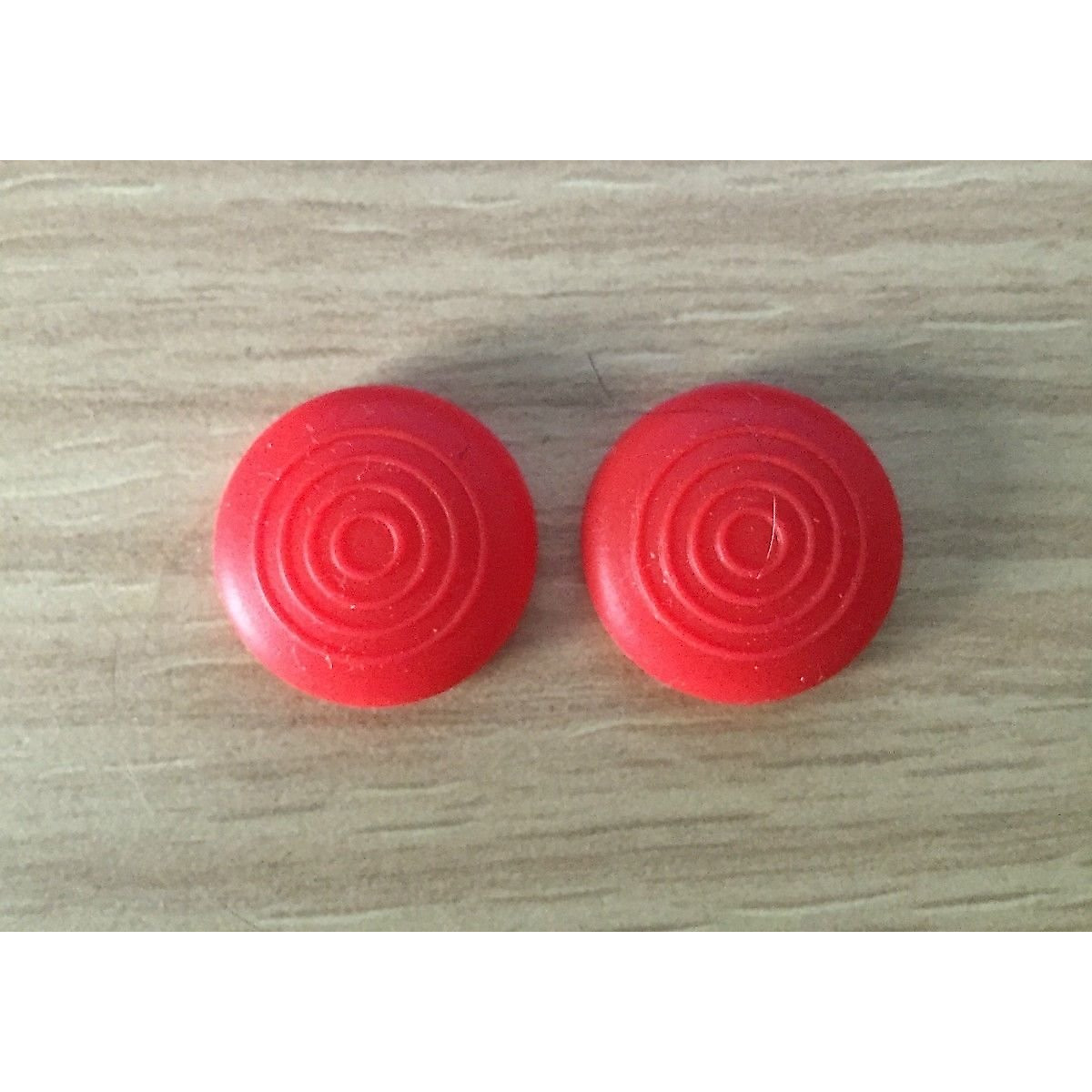 Analog Silicone Thumb Stick Grip Joystick Caps Cover for PS4 PS3 Xbox 360 Xbox One Game Controllers (Red)