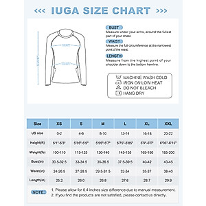 IUGA Rash Guard for Women UPF 50+ SPF & UV Protection Clothing Long Sleeve Shirts for Women with Pockets Hiking Swim Shirt Green