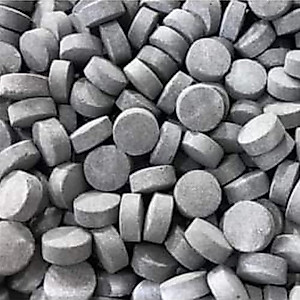 BOONBOO Bamboo Charcoal Toothpaste Tablets | 60ct Teeth Cleaning Tabs | Travel Friendly Mouthwash | Plastic-Free Glass Bottle and Aluminum Cap