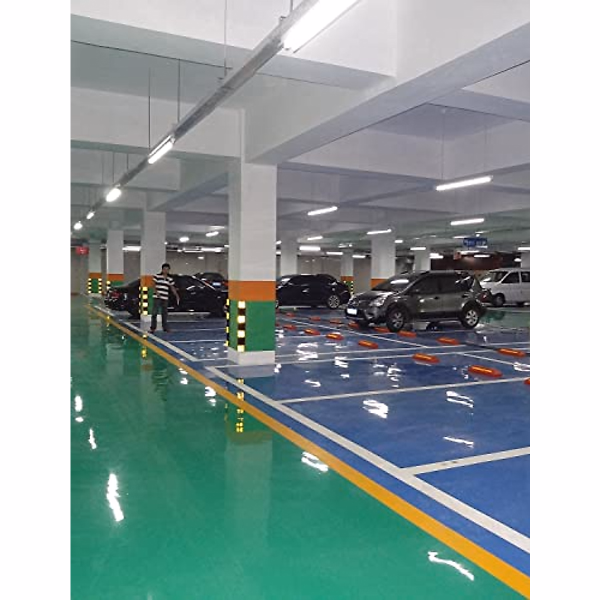 PARNOARCK Led Shop Light 4ft, Led Garage Light,40W T8 6500K Daylight 4500LM Clear Cover,for Garage Warehouse Workbench Workshop,16-Pack