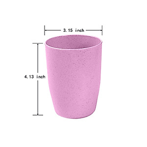 Lpdphanxfkx 4 Pcs Modern Toothbrush Cup Plastic Tumbler Cup Unbreakable Toothbrush Holder Mug Gargle Washing Cup for Home Bathroom Travel