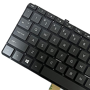 GinTai Laptops Keyboard Backlit US Replacement for HP Spectre X360 15-CH 15T-CH000 15-DF L30531-DH1 92.NEZBQ.J1N 15-CH008CA 15-CH010CA 15-CH011DX 15-CH011NR 15-CH012NR 15-CH015NR 15-CH017NR 15-CH075NR