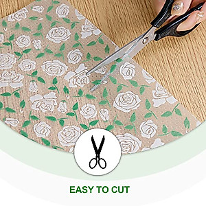 INNOLITES Drawer and Shelf Liner, Non Adhesive Waterproof Kitchen Cabinet Liner, Non Slip EVA Shelf Liner for Kitchen Cabinet, Drawers, Shelves, Pantry, Dresser, 17.5" × 196.8" White