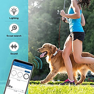 Dog GPS Tracker 4G LTE Dog Tracker 700mA Standby 7 Days GPS Tracker for Dogs Mini GPS Tracker for Dog Collar Dog Stuff 10 Hours Work Dogs Accessories (TK4G-911pro)