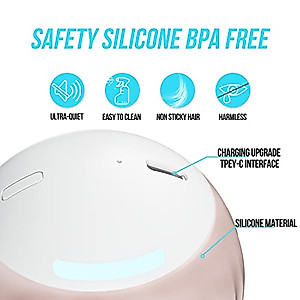 GOGODOGYA Cat toys,Interactive cat toy ball,Indoor Automatic Moving Cat Ball Toys/Puppies Toys,With LED Rainbow Lights,Feathers & USB Charging Cable,Touch control and Sound control Smart Start Cat Toy