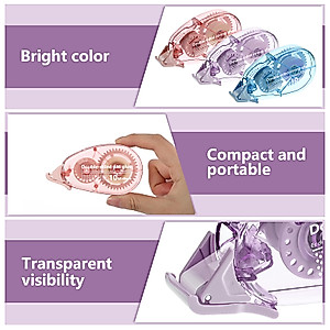 Fyguard 6 Pack Scrapbook Tape Glue Tape Runner 32Ft × 0.31In Double Sided Tape Roller Scrapbook Supplies, Glue Tape for Scrapbooking Crafts Gift Wrapping Art Projects (8MM×196Ft