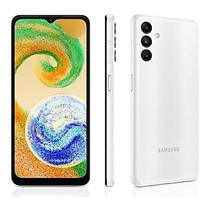 SAMSUNG Galaxy A04S 4G LTE (64GB + 4GB) Unlocked Worldwide (Only T-Mobile/Mint/Metro USA Market) 6.5" 50MP Triple Camera + (w/Fast Car Charger) (White)