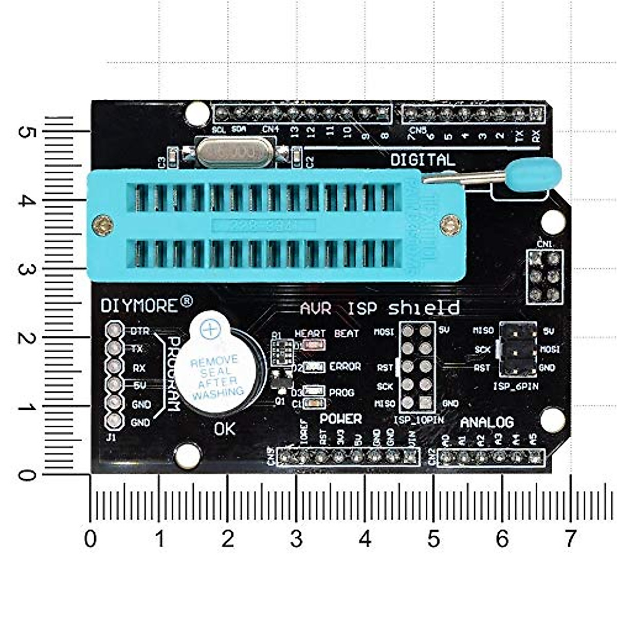 AVR ISP Shield Burning Burn Bootloader Programmer for Arduino UNO R3
