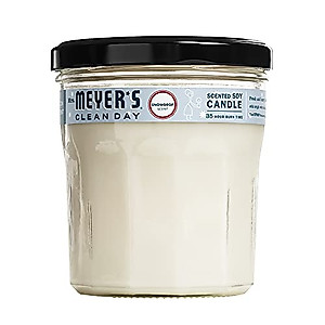 Mrs. Meyer's Soy Aromatherapy Candle, 35 Hour Burn Time, Made with Soy Wax and Essential Oils, Snowdrop, 7.2 oz