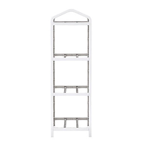 4 Tier Heavy Duty Metal Shoe Rack Stand Shelf Shelving Hallway,Bedroom,Bathroom,Living Room Organizer Holder Storage for 12 Pairs Shoes