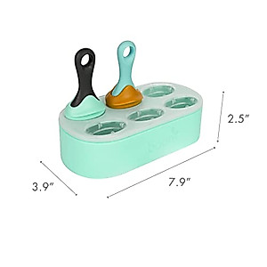 Boon PULP Silicone Feeder Freezer Tray — Includes Silicone Tray and Lid with 2 PULP Silicone Baby Food Feeders — Baby Food Storage