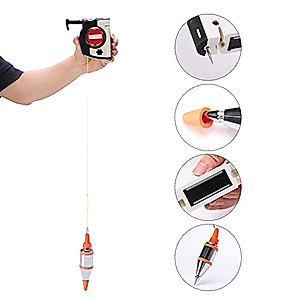 Plumb Bob Magnetic - Plumb Bob Kit - 310g Magnetic Plumb Bob with 4.5m / 14.7ft String Perfect for Construction Jobs and DIY