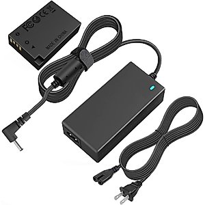 HY1C ACK-E17 AC Power Adapter DR-E17 DC Coupler Dummy Battery Kit for Canon EOS M6 Mark II, M3 M5 M6 Cameras.