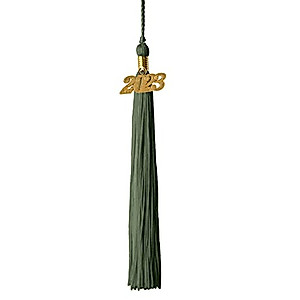 Class Act Graduation Graduation Tassel - Gold Charm - 1 Color, 2023, Turquoise