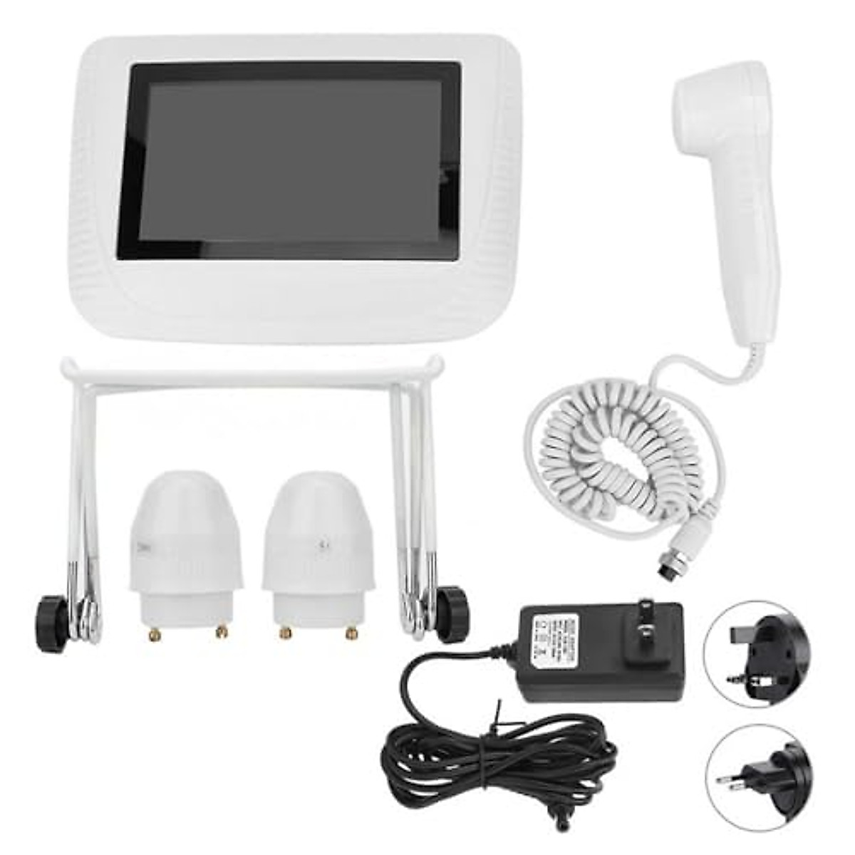 Skin Hair Analyzer Detector, 5 Inch LCD Screen Digital Skin Diagnosis Scanner System Analysis Scanner Rechargeable Hair Analyser Machine Digital Skin Health Detection for Home Salon Use