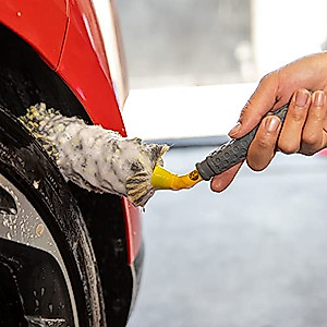 Chemical Guys ACC617 & ACC615 Rimpaca Ultimate Wheel Brush 5 Piece Maxi Set (Soft Wheel Cleaners)