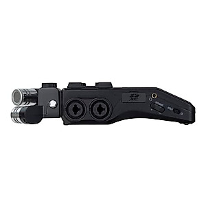 Zoom H6 All Black 6-Track Portable Recorder, Stereo Microphones, 4 XLR/TRS Inputs, Records to SD Card, USB Audio Interface, Battery Powered, Podcasting and Music