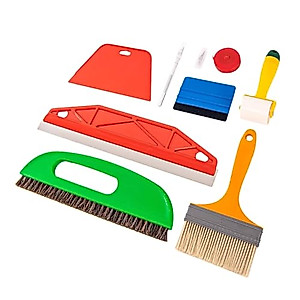 kobeIeen Wallpaper Smoothing Tool Multifunction Smoothing Tool Set for Peeling and Stick Backsplash Tiles Paper Vinyls