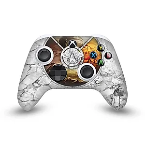 Head Case Designs Officially Licensed Assassin's Creed Logo Brotherhood Graphics Vinyl Sticker Gaming Skin Decal Cover Compatible with Xbox Series X/S Controller