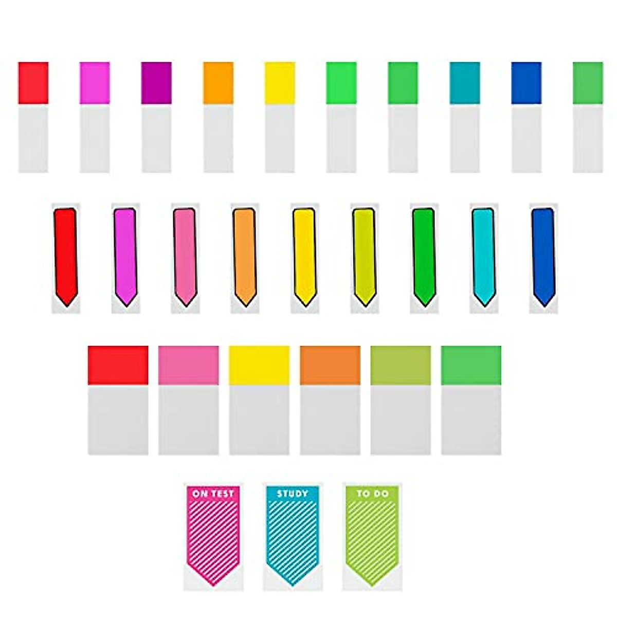 Post-it Flags and Tabs Value Pack, Ultimate Business and Study Pack, 956 Various Flags for Organization (683-AVP-SIOC)