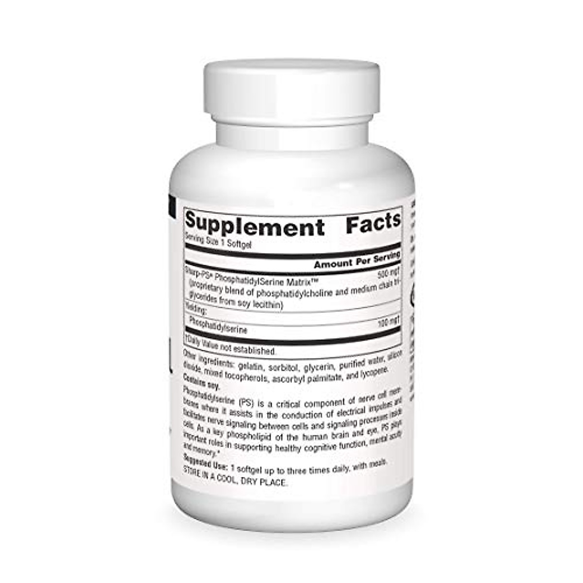 Source Naturals Phosphatidyl Serine Matrix 500mg - 60 Softgels