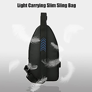 Travel Bag for Nintendo Switch/Lite/OLED, Sling Portable Waterproof Backpack Carrying Crossbody Shoulder Chest Gaming Bag Case for NS Console Dock Joy-Cons & Accessories Storage, USB Charging Port