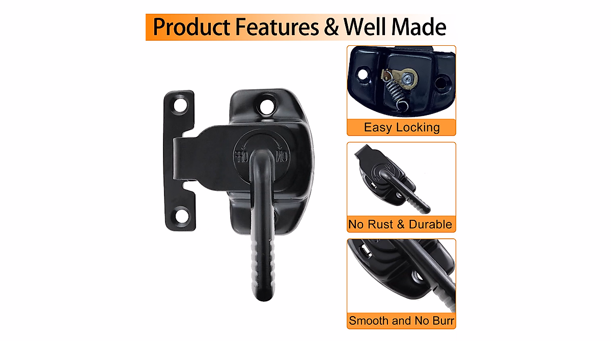 Smoker Door Latch for Pit Boss 1077, Rustproof Smoker Lid Clamp with ...