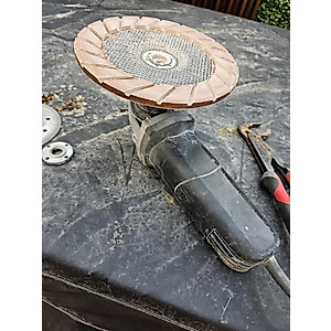 Concrete Grinding Cup Wheel 7" Ceramic Diamond Cup Wheel for Floor Grinding, Fits 5/8"-11 Arbor Angle Grinder, 200# Medium