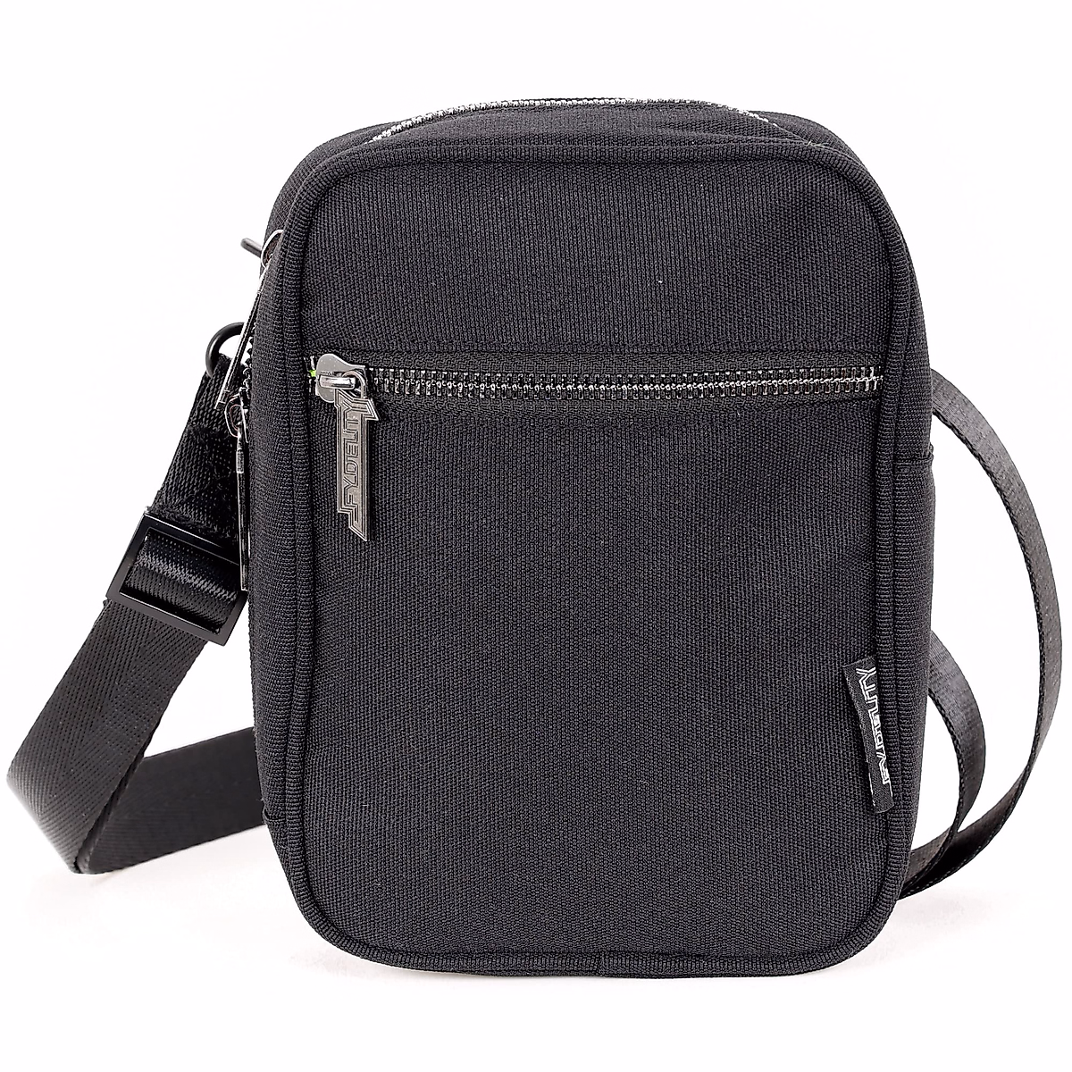 Fydelity Small Crossbody Bags for Women & Men – 80s/90s Small Bum Bag – Stylish Travel & Festival Belt Bag – Ideal Fanny Pack for Daily Fashion – Perfect for Travel & Everyday Wear – Black Bag