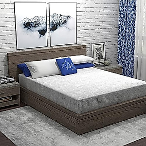 Vibe Heather Grey Gel Memory Foam Mattress, CertiPUR-US and Oeko-TEX Certifed Bed-in-a-Box in Ultra Small Package, 8-Inch, Twin