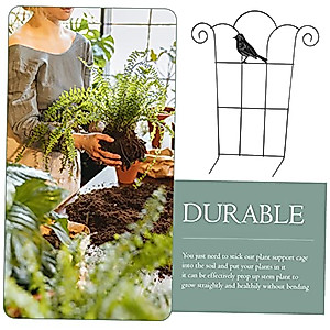 English Cucumbers 5pcs Plant Climbing Frame Orchid Plant Rose Plant Outdoor Fencing Indoor Trellis English Cucumbers Iron Green Plant Support Garden Fencing Plant Stake Support