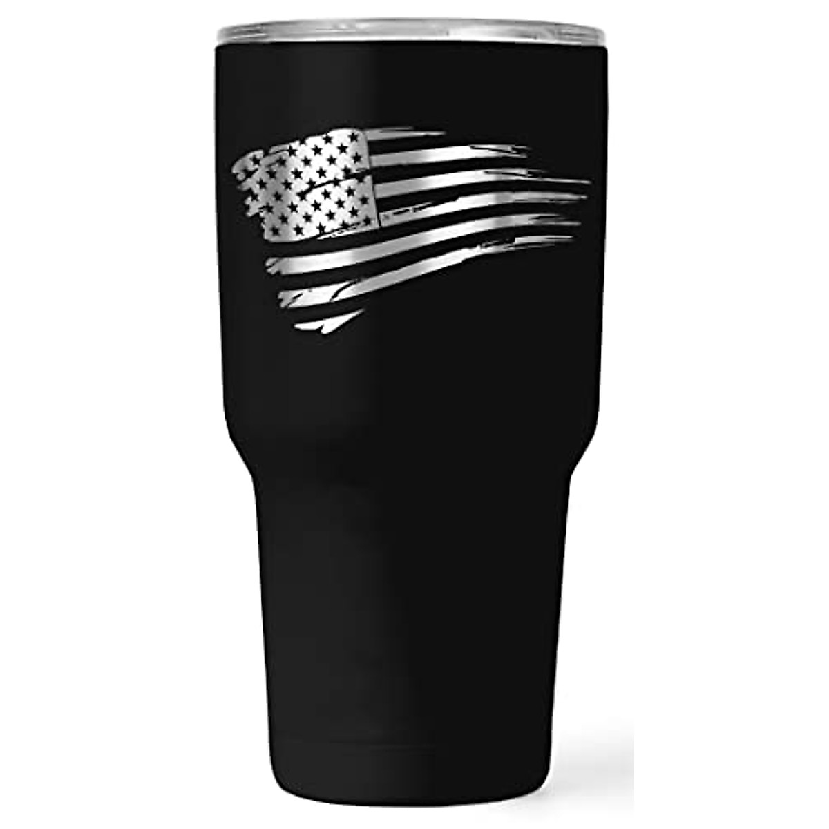 US Army Veteran 30oz Patriotic Tumbler - American Flag Tumbler Travel Mug - Patriotic Coffee Travel Mug - Double Insulated 30oz Tumbler - Engraved in the USA - (Army Veteran)