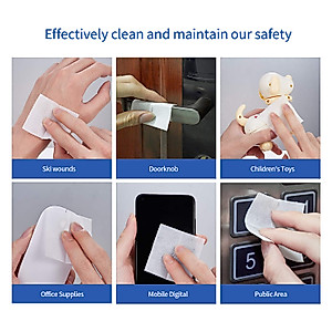 Alcohol Prep Pads, 75% Alcohol Cotton Slices, 100 Pcs Alcohol Gauze Pads Individually Wrapped Swap Pad Wet Wipe, 6 x 6cm/2.36in x 2.36in