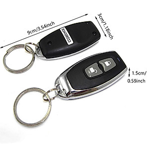 Car Security Horn Vehicle Alarm Security Protection System with 2 Remote Controls 6 Tone Alarm Loudspeaker 7-Level Sensitivity Car Alarm Siren 125DB Anti-Theft Device 12v 20w (CW-8110)