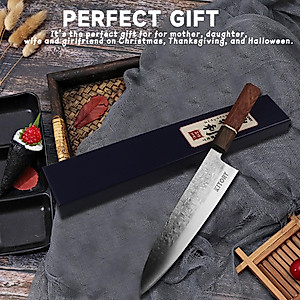Japan Knife, Japanese Chef Knife - Sharp Kitchen Knife 8'' Gyutou Chef's Knives 9CR18MOV Steel Knife, Unique Gifts for Your Lovers, Kitchen Gadgets with Premium Gift Box