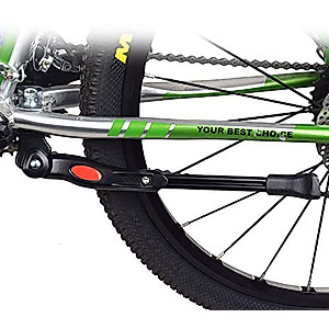 Bike Kickstand Adjustable Middle Support Stand for 22 24 26 Inch Bicycles with 2 Hexagon Wrenches