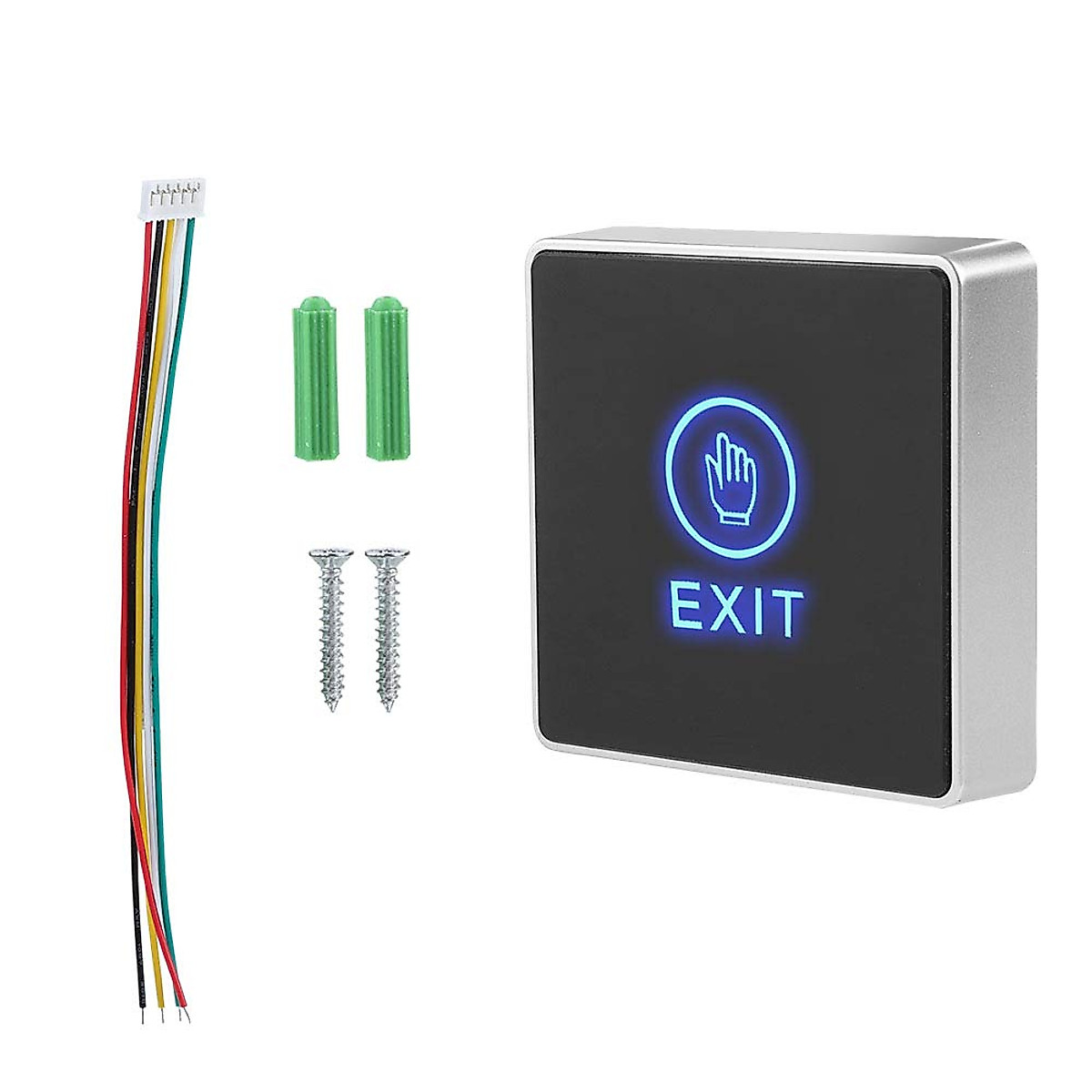 Sonew DC12V NC NO Door Exit Release Button Switch Panel LED Light for Door Access Control System