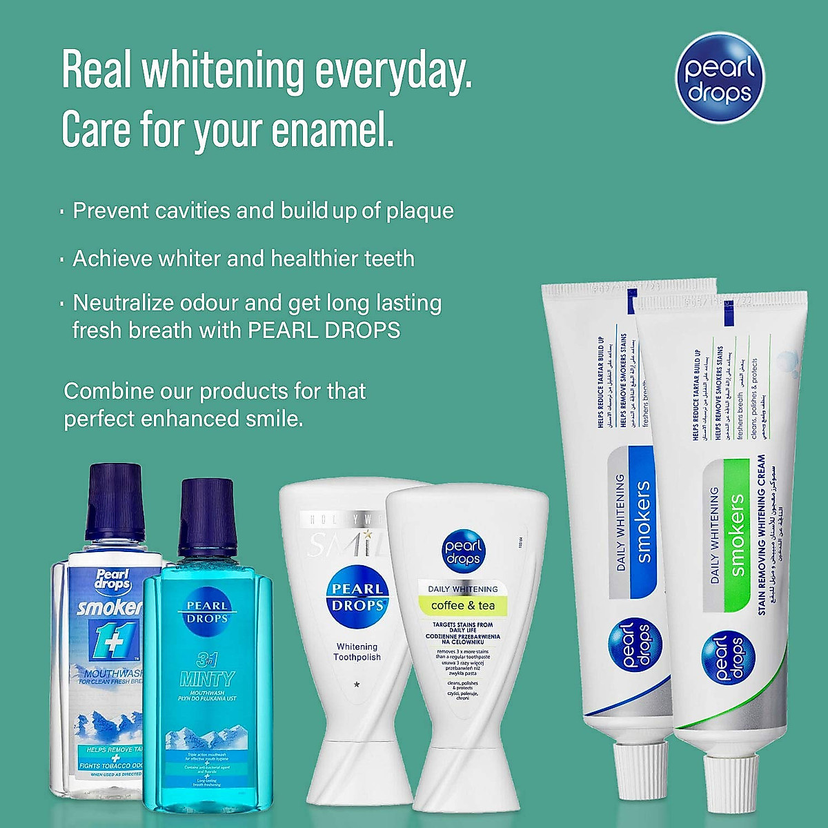 Pearl Drops Daily Removes Daily Stains From Tea & Coffee 50ml