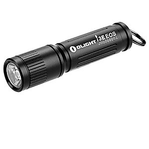 OLIGHT 90 Lumens i3E EOS PMMA TIR Lens AAA Flashlight Compact Keychain Flashlight EDC Flashlight for Night, Camping (Stellar Blue)