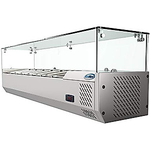 KoolMore SCDC-7T Commercial refrigerators, 59 Inch, Silver