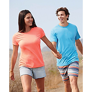 Fruit of the Loom Men's Lightweight Cotton Tees (Short & Long Sleeve), Crew-4 Pack-Black, X-Large