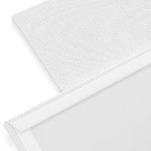 ARTEZA Canvas Boards for Painting, 12 x 12 Inches, Pack of 14, Blank White Square Canvas Panels for Acrylic, Oil and Gouache Painting