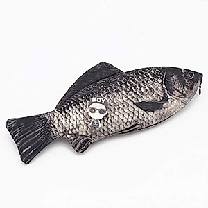 Winrase® 3D Carp Fish-Like Zipper Pouch Creative Pen Pencil Case Makeup Case/Bag