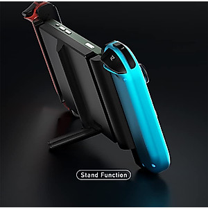 Funnywin Switch Joy Con Comfort Grip, iPad 10.2 & Mini Retractable Holder with Joy Con Game Controller Grip Handle for iPadOS 16 & iOS16 iPhone 13 & 14 Pro Max Stand (LZ iPhone)
